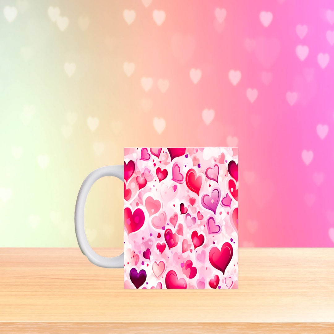 Valentines Day T Mug Valentines Heart Mug Valentines T Mug