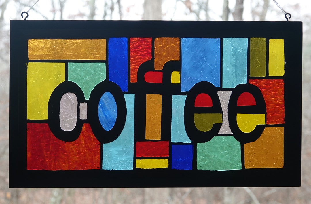 Stained Glass Coffee - Etsy