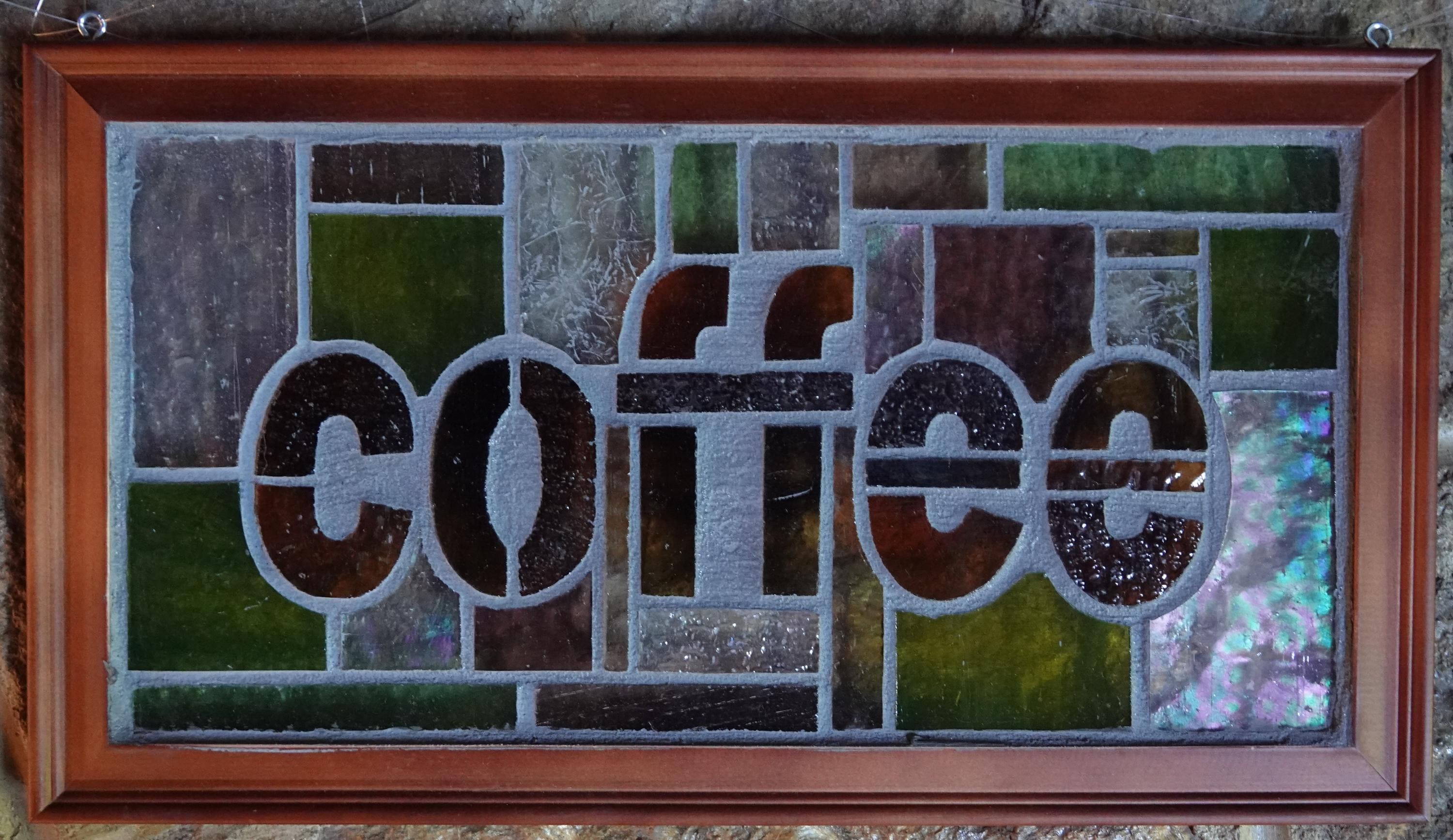 Stained Glass Coffee - Etsy