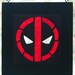 Stained Glass Deadpool Logo - Etsy