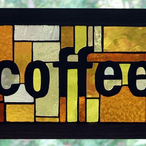 Stained Glass Coffee - Etsy