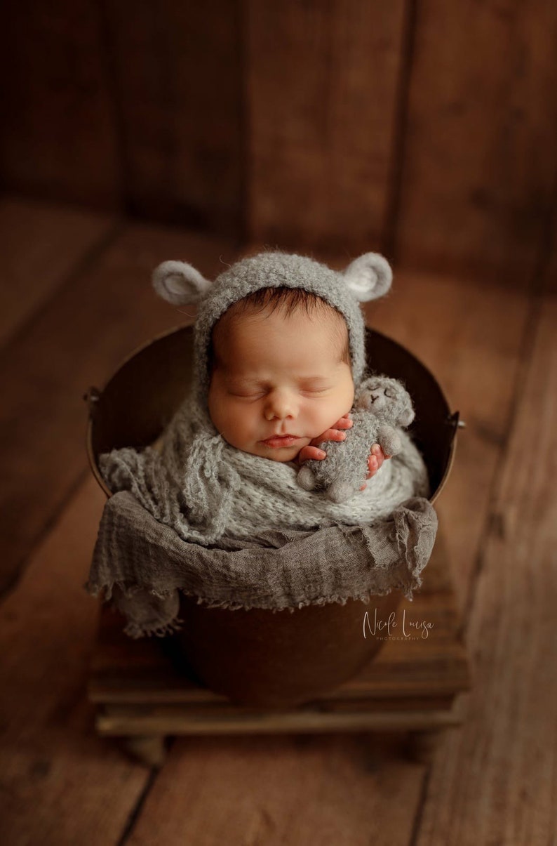 Sweet Little Lamb Set Bonnet With Stuffy Newborn Prop Set - Etsy