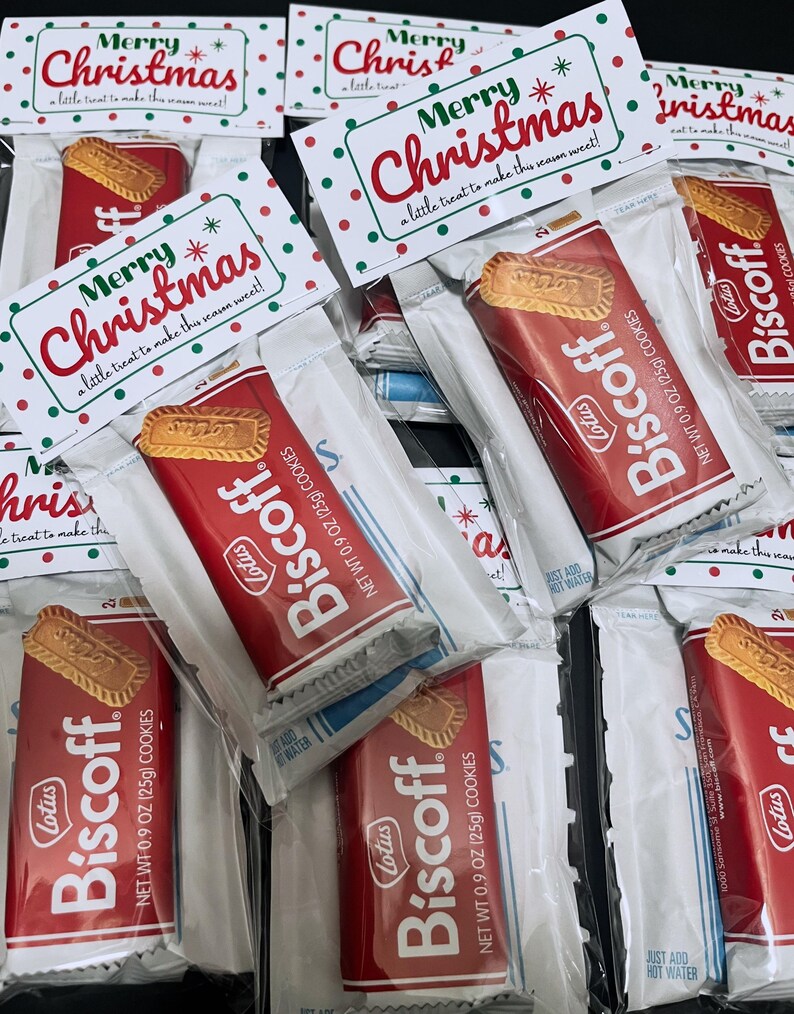 Christmas Hot Cocoa Treat Bag With Biscoff|holiday Gift Under 5|secret ...