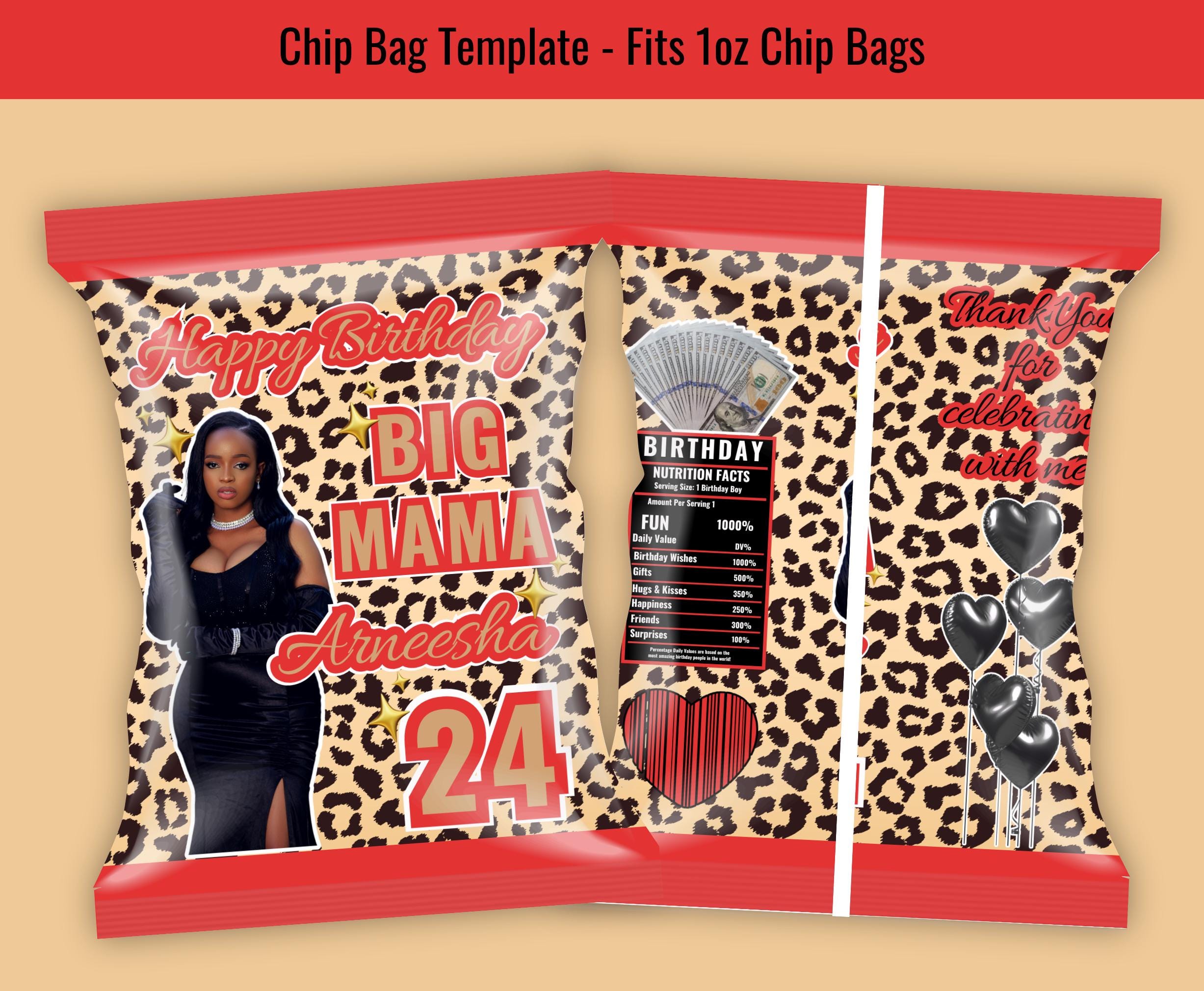 Big Mama Party Favor Bundle – Leopard Cheetah Print – Foam Cup, Cigar ...