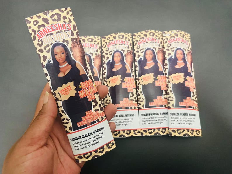 Custom Cigar Wraps & Lighter Wraps | Fits Single Cigar | Lighter Label ...