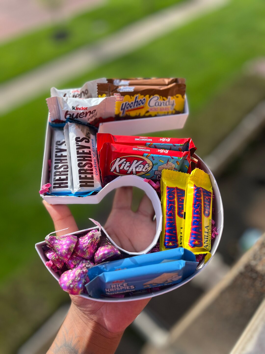 Personalized Custom Candy Filled Letter or Number, Birthday Candy ...