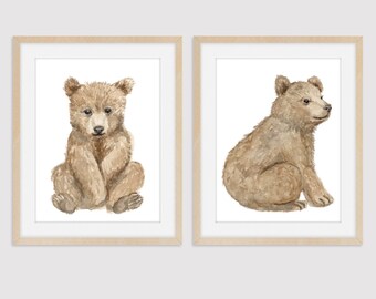 Bear Nursery Print - Etsy