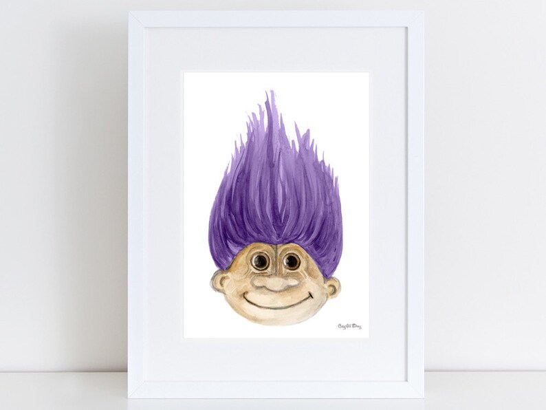 Trolls Set 6 Nursery Art Print Boys Room Girls Room | Etsy