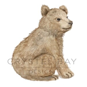 Bear Cubs Set 2 Baby Bear, Baby Animal Prints, Nursery Animal Print ...