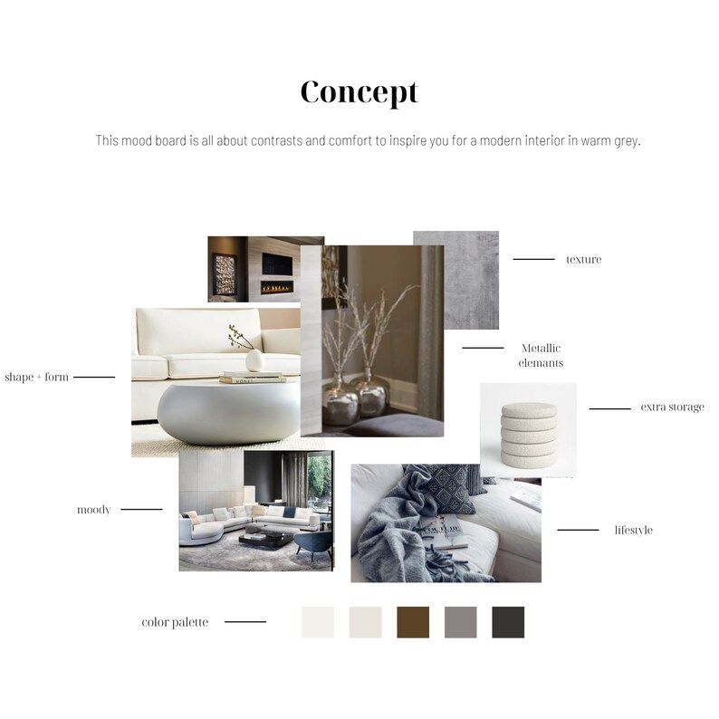 Digital Interior Design Service Custom Interior E-design Service Mood ...