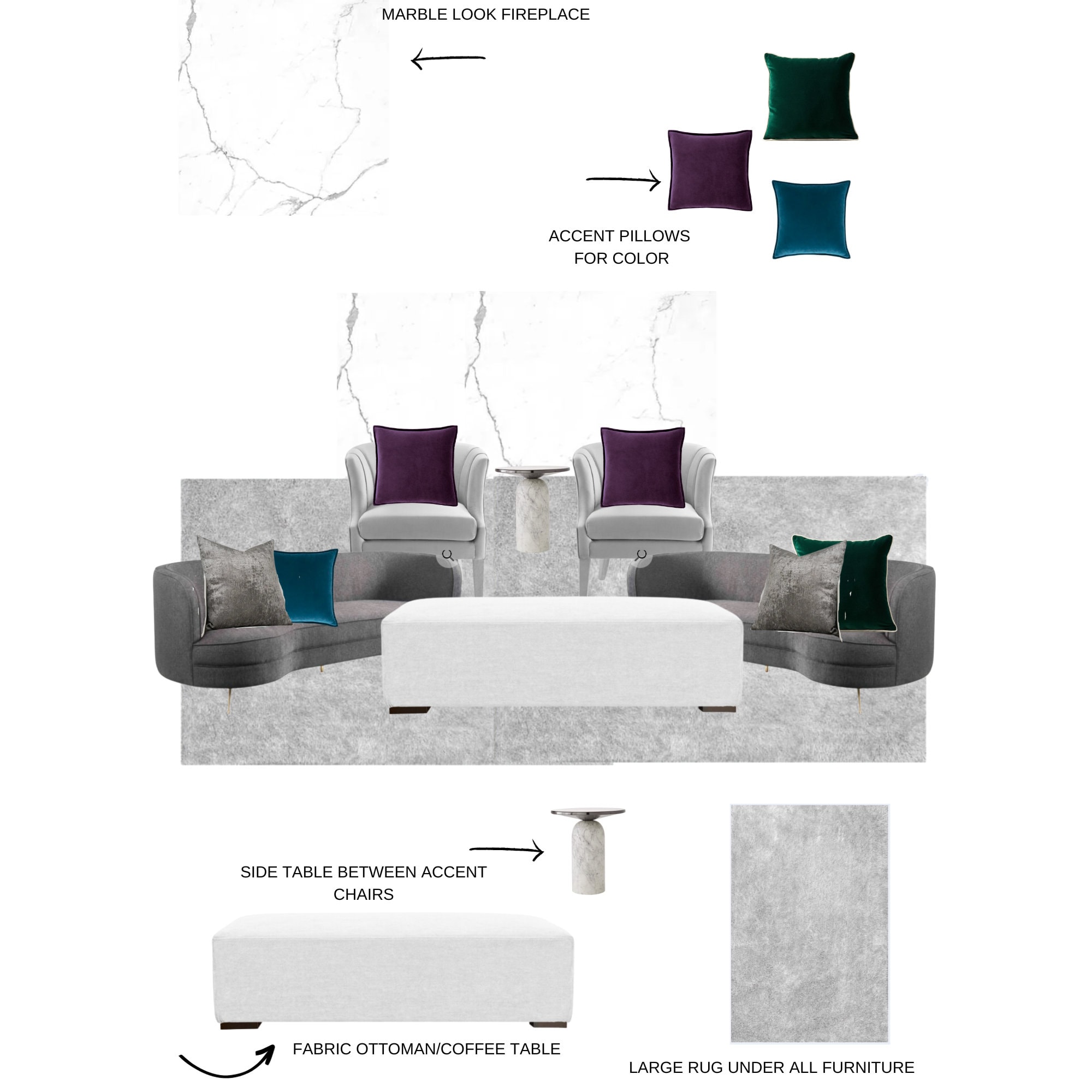 Digital Interior Design Service Custom Interior E-design Service Mood ...