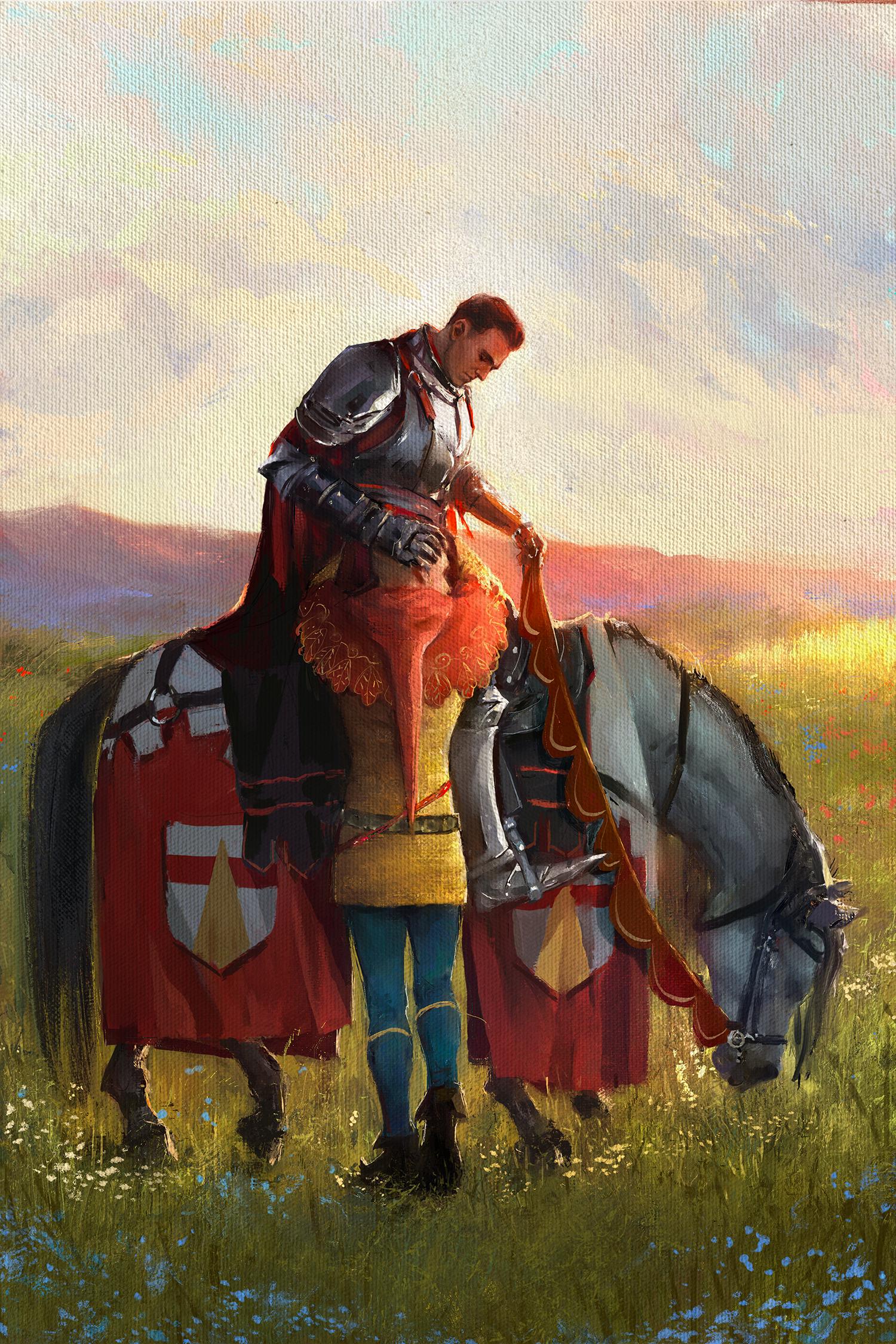 I Will Return - Art Print, Hansry Fanart, Original Digital Oil Painting ...