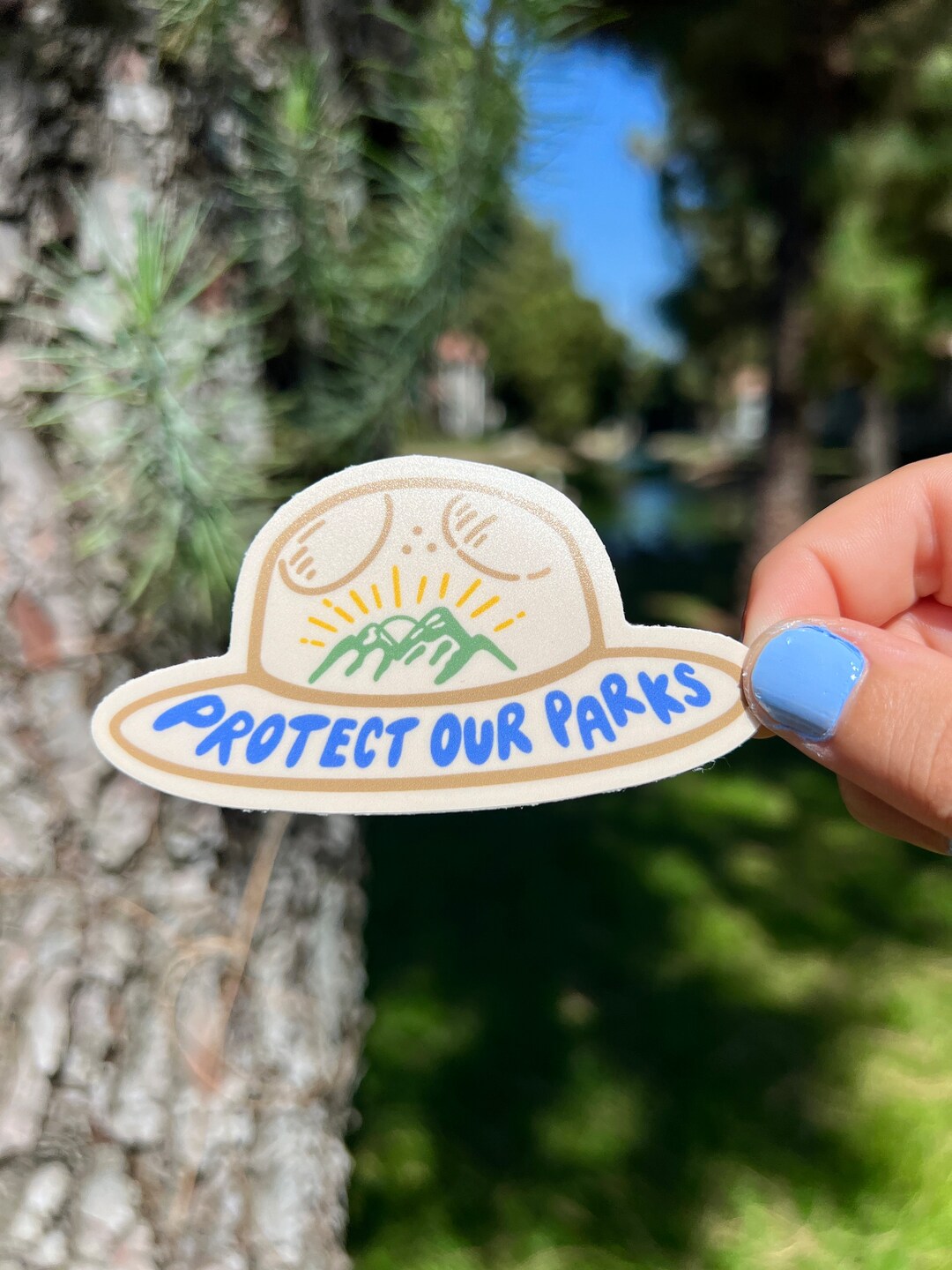Protect Our Parks | Matte Sticker + Nature Inspired Sticker - Etsy