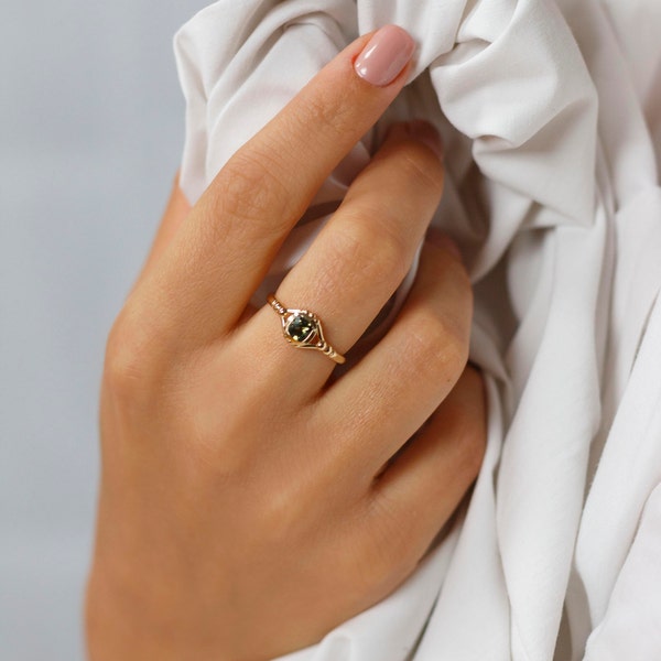 Turmalin ring - Etsy.de