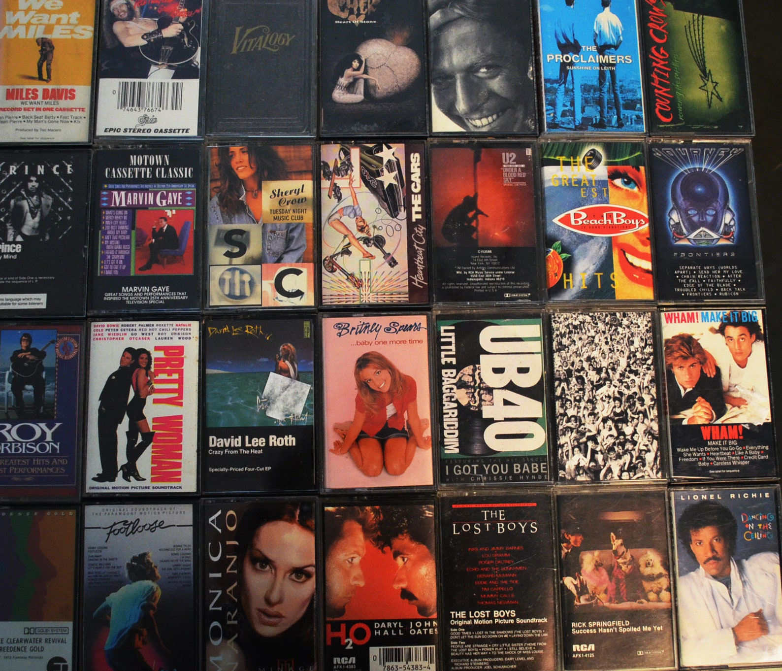 Cassette Tapes List #2--80's-90's Rock, Soundtracks, Oldies - Etsy