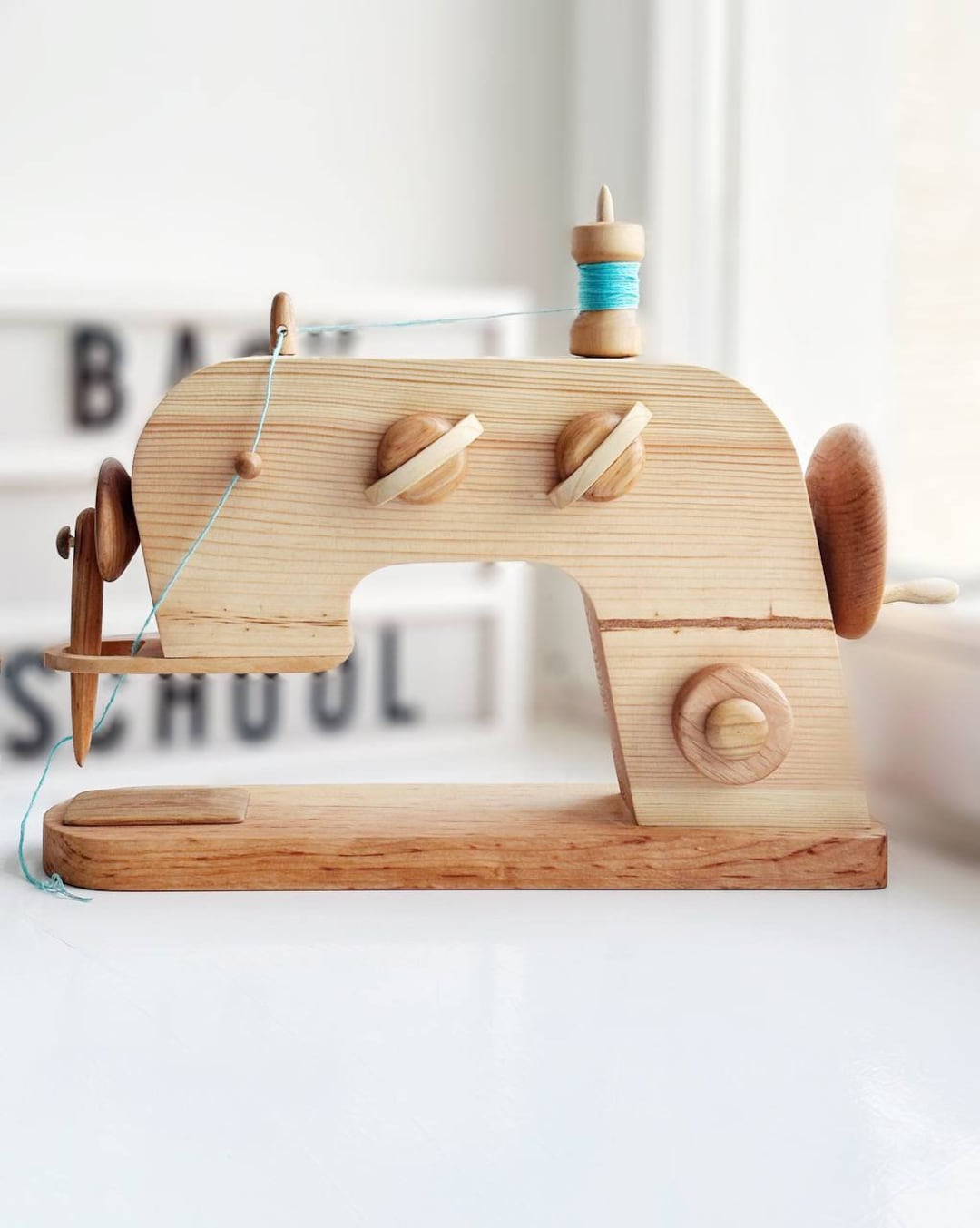 Wooden Sewing Machine Toys - Etsy
