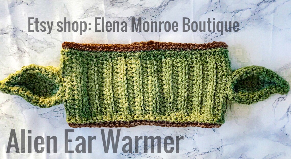 Handcrafted Alien Theme Ear Warmer Alien Headband Knitted | Etsy