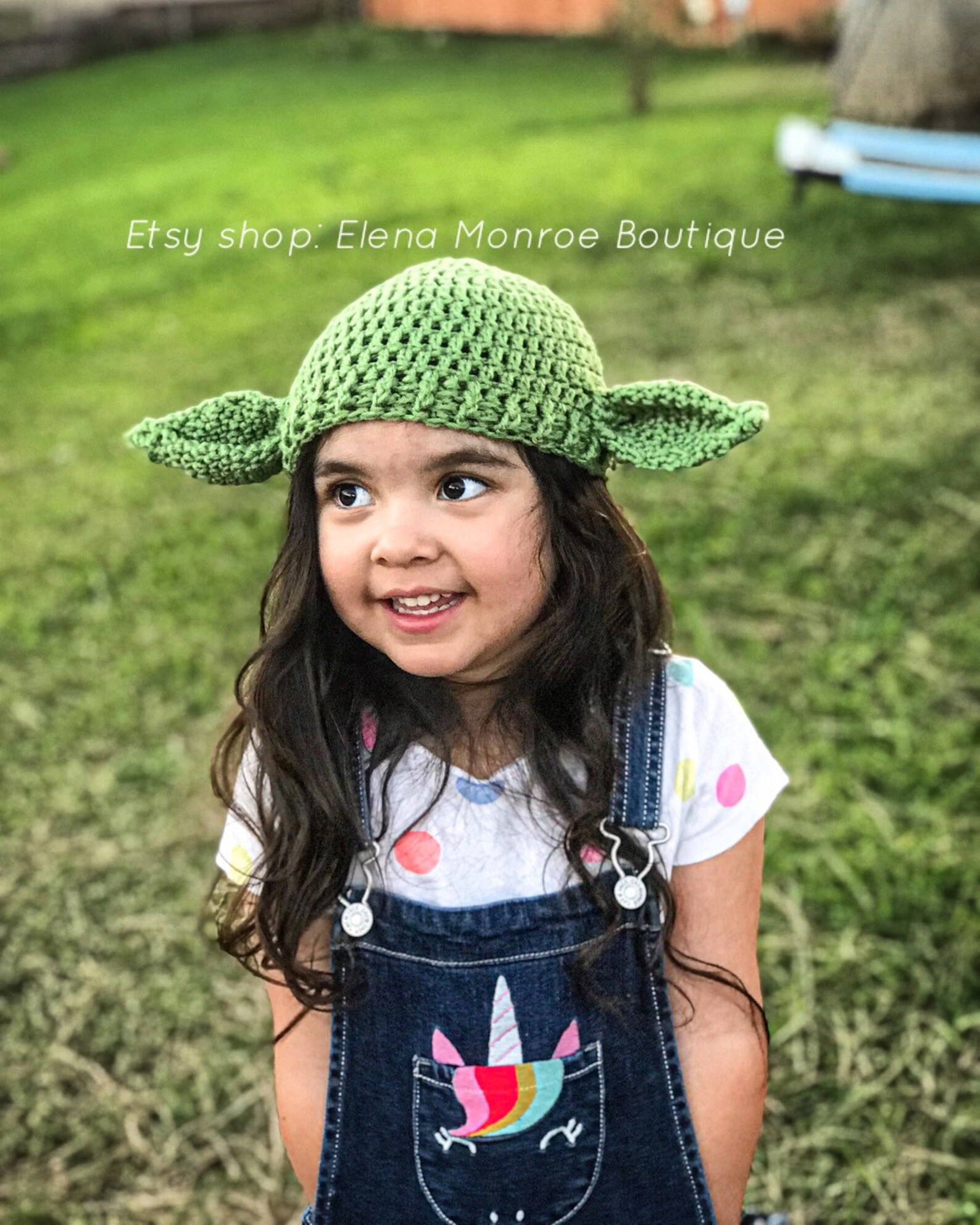 Crochet Yod Hat, Alien Hat, Baby Alien Hat, Baby Yod Hat, Cosplay Wig ...