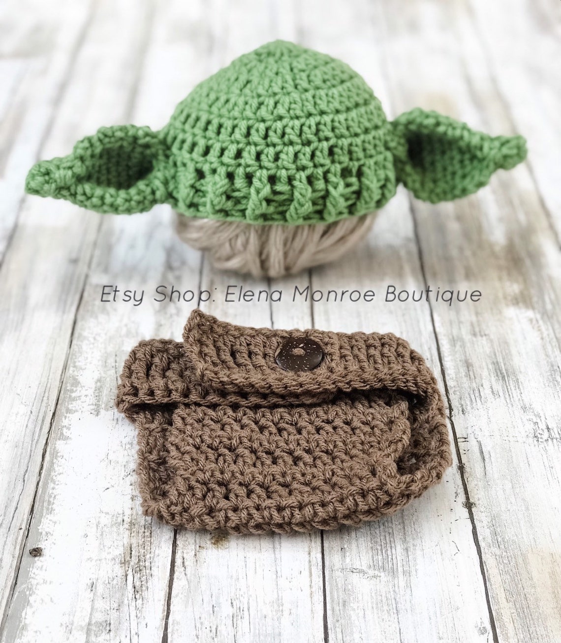 Crochet Green Alien Hat Crochat Alien Baby Costume Yod Hat - Etsy