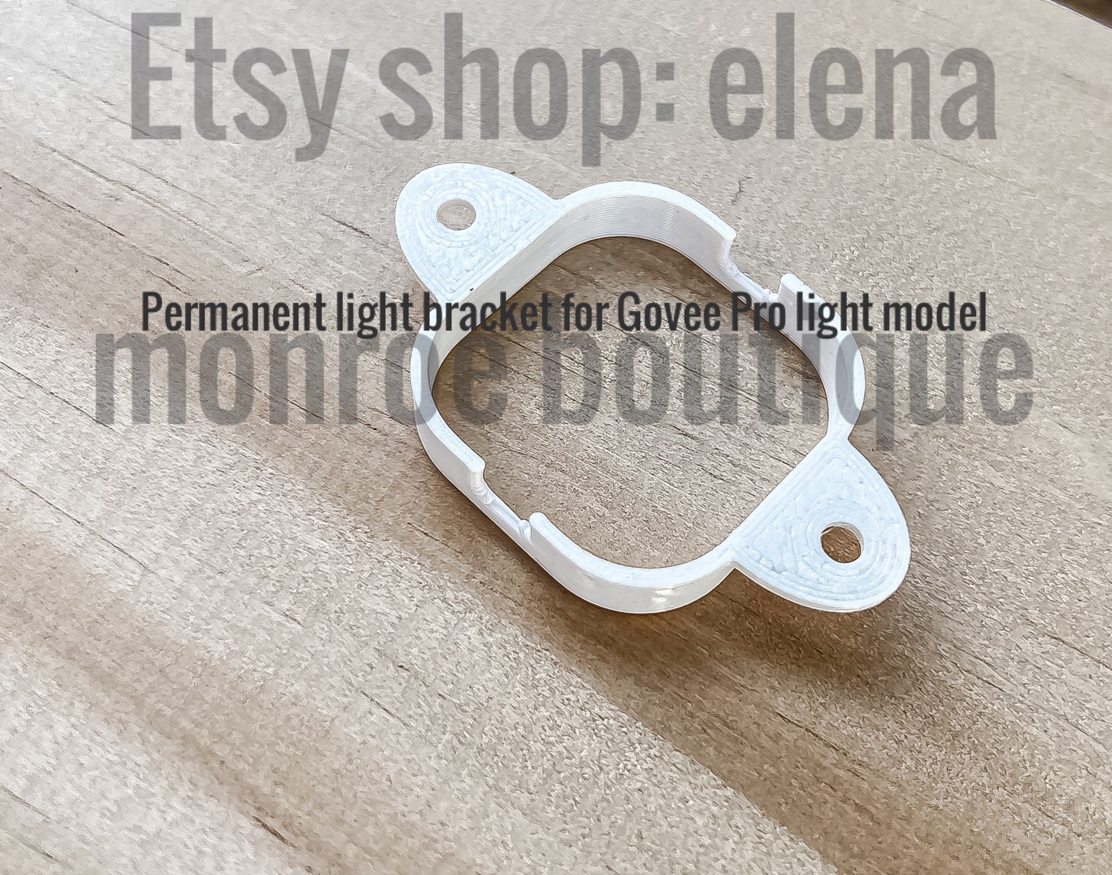 3D Printed Govee Pro Permanent Light Brackets - Etsy