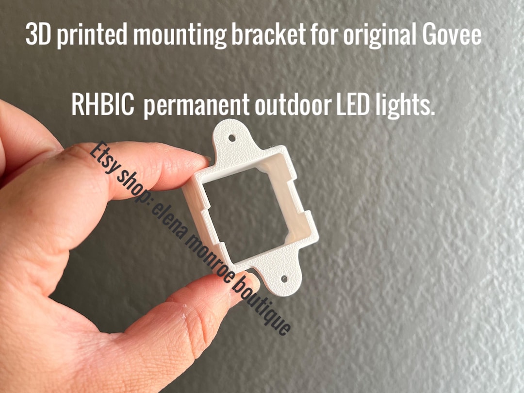 3D Printed Mounting Bracket for Govee RGBIC Permanent LED Lights - Etsy