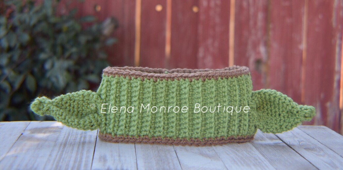 Handcrafted Alien Theme Ear Warmer, Alien Headband, Knitted Alien Hat ...