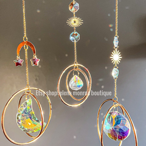 Boho Suncatcher - Etsy