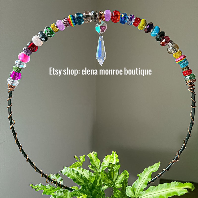 Metal Plant Stake Round - Etsy