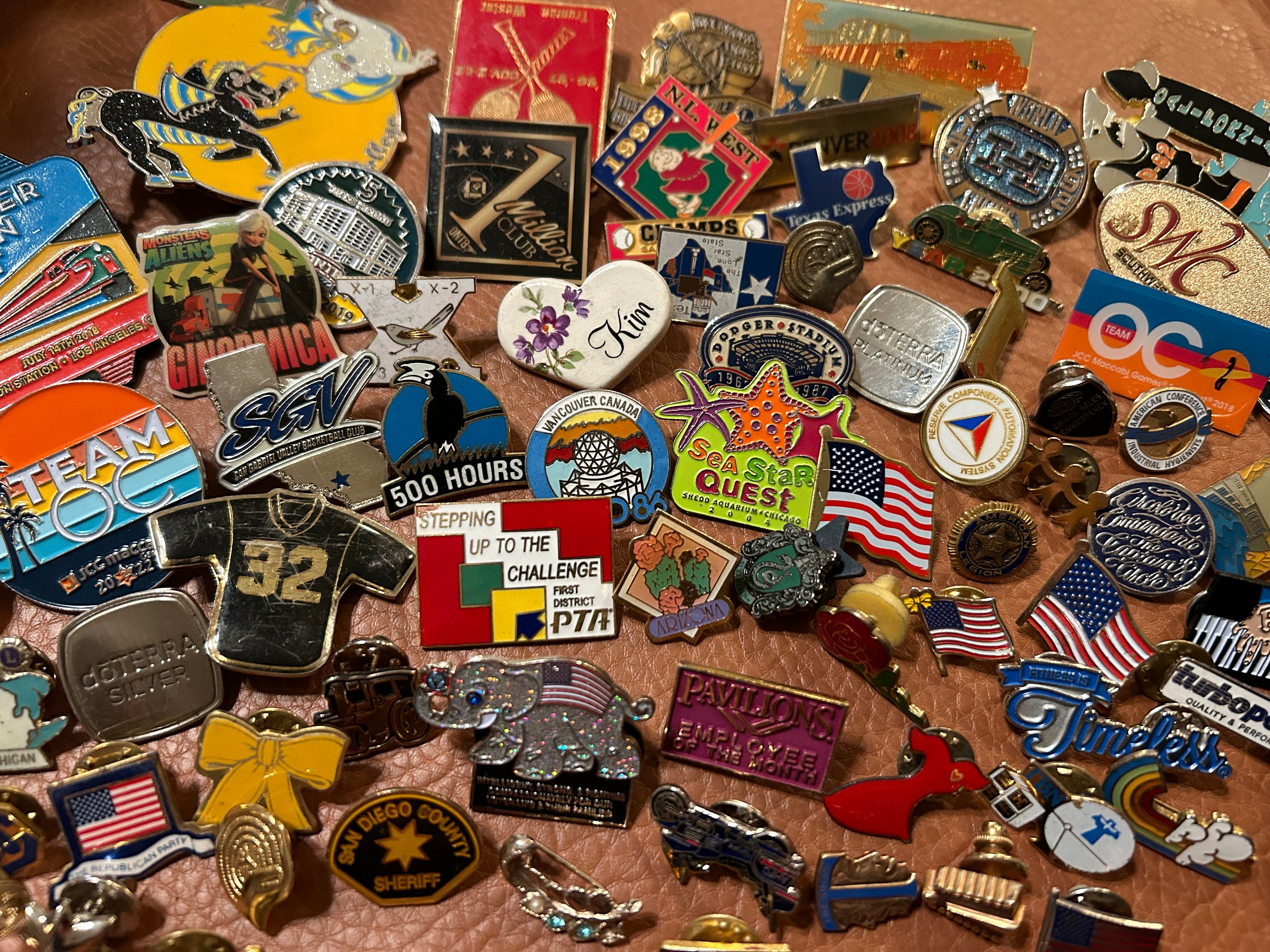 Huge Lot of More Than 100 Collectibles Pins From Different Sources. - Etsy