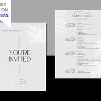 V2. Wedding Guest Dress Code, Editable Canva Template. Wedding Attire ...
