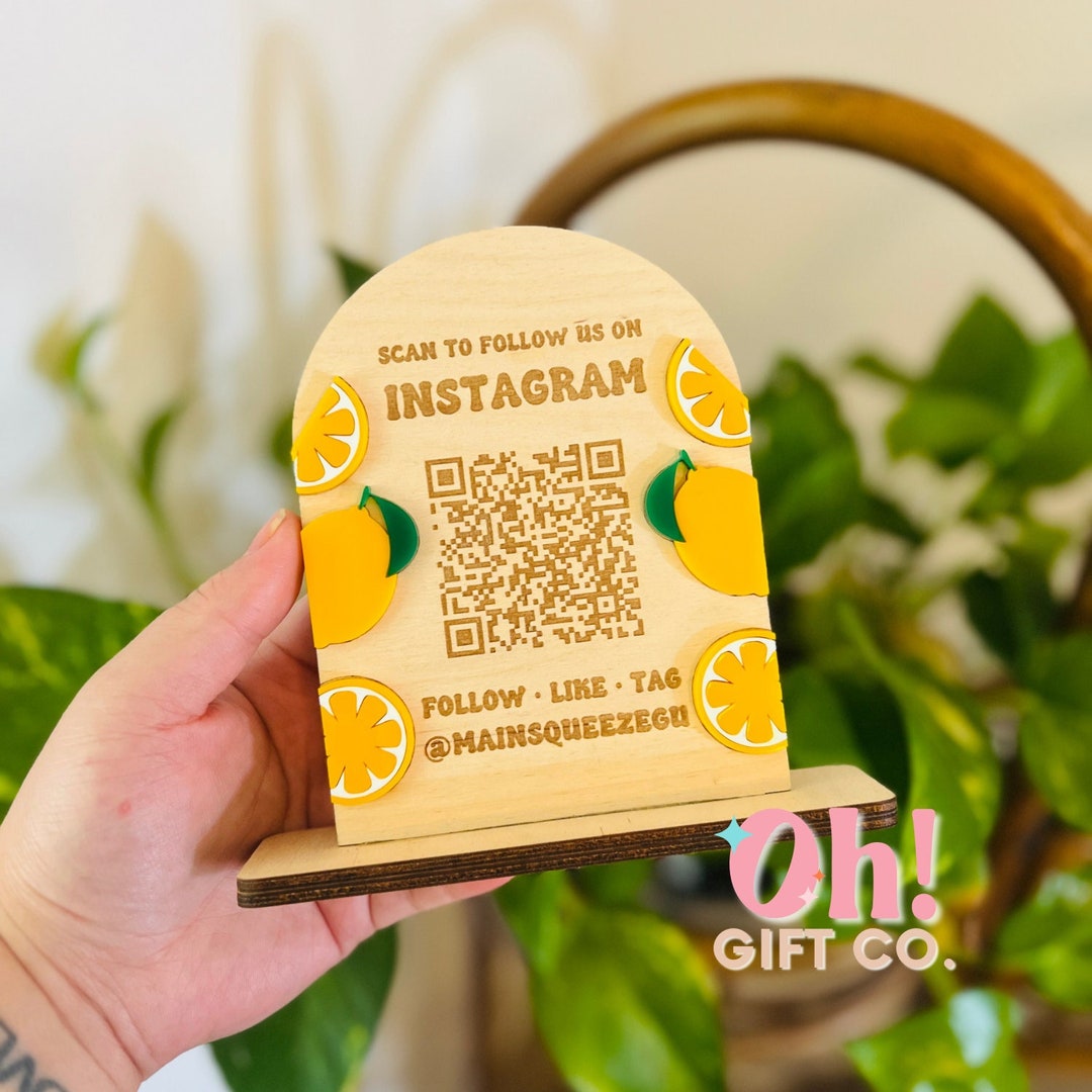 Custom Design QR Code Sign - QR Sign - QR Sign for Business - Scan to ...