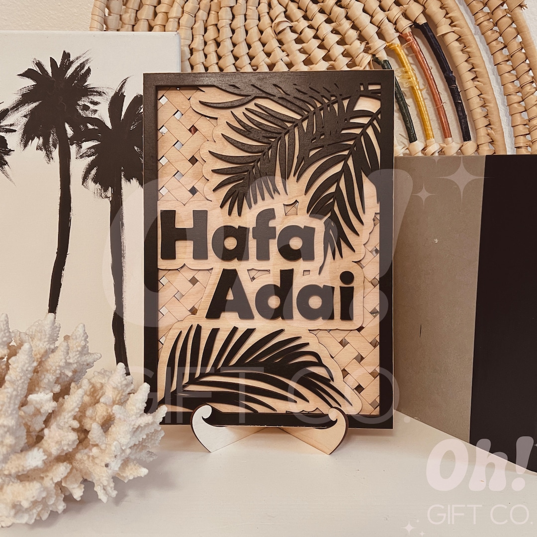 Hafa Adai Sign - Chamorro Home Decor - Chamoru Sign - Guam CNMI ...