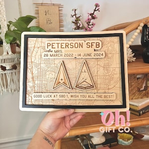 Custom State Air Force Plaque - Personalized USAF Award - Davis-monthan ...