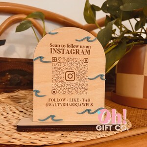 Custom Design QR Code Sign - QR Sign - QR Sign for Business - Scan to ...