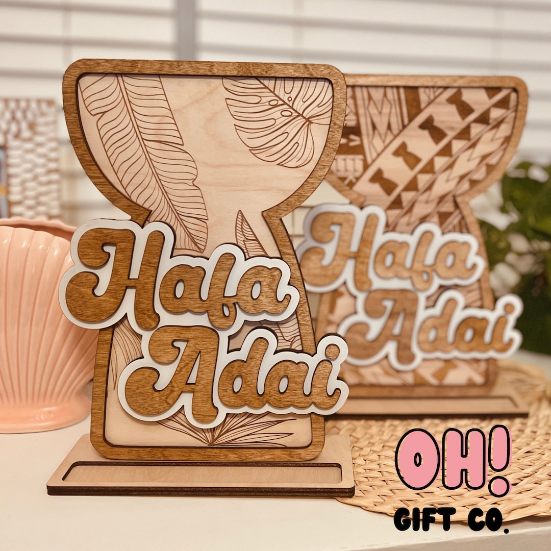 Hafa Adai Sign Chamorro Home Decor Chamoru Sign Guam CNMI Tropical Sign ...