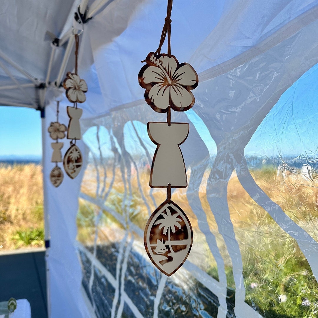 Guam Rear View Hanger or Wall Decor Chamorro Car or Home Accessories ...