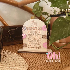 Custom Design QR Code Sign - QR Sign - QR Sign for Business - Scan to ...