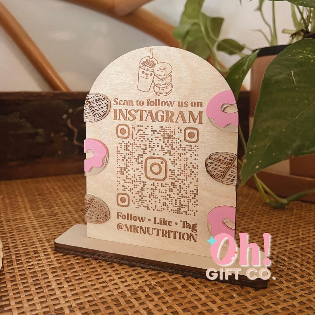 Custom Design QR Code Sign - QR Sign - QR Sign for Business - Scan to ...
