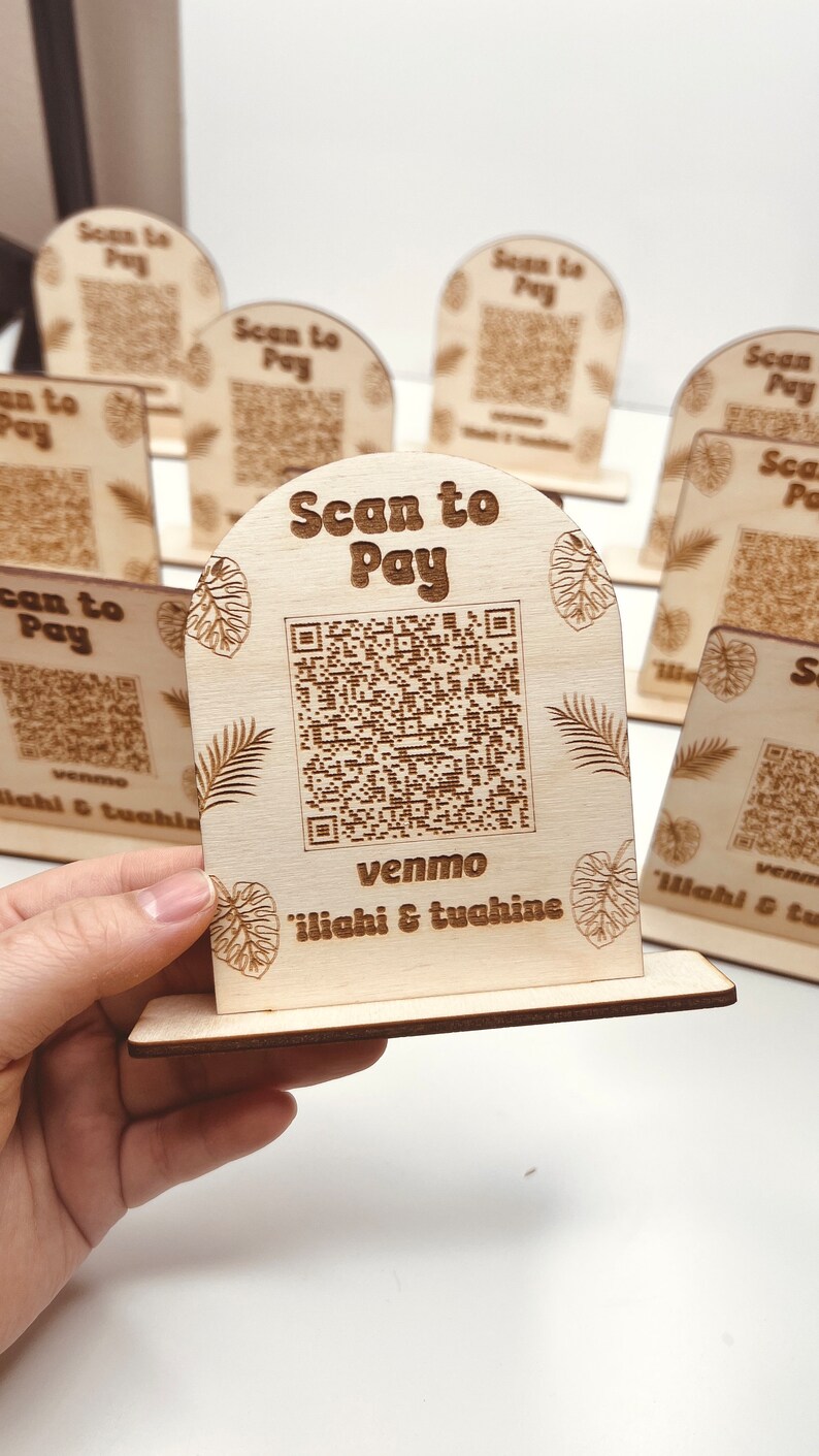 Custom QR Code Sign QR Sign QR Sign for Buisness Scan to - Etsy
