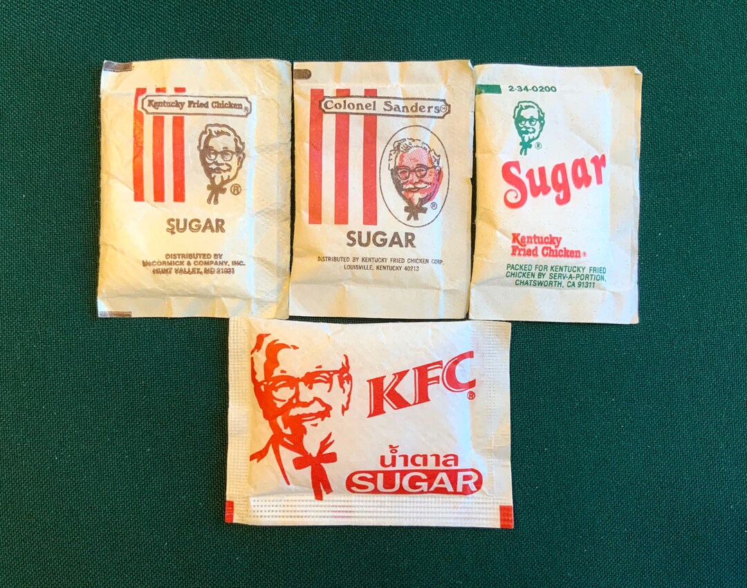 4 Vintage Kentucky Fried Chicken KFC Colonel Sanders Advertisement ...