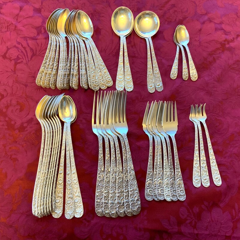 Repousse Silver - Etsy