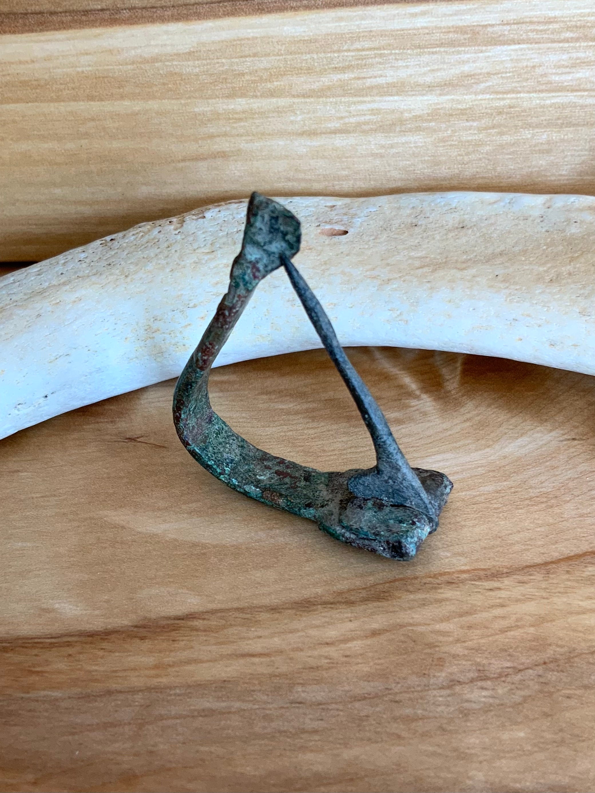 Ancient Bronze Fibula Artifact Wolf or Fox & Sun Symbols Nice - Etsy