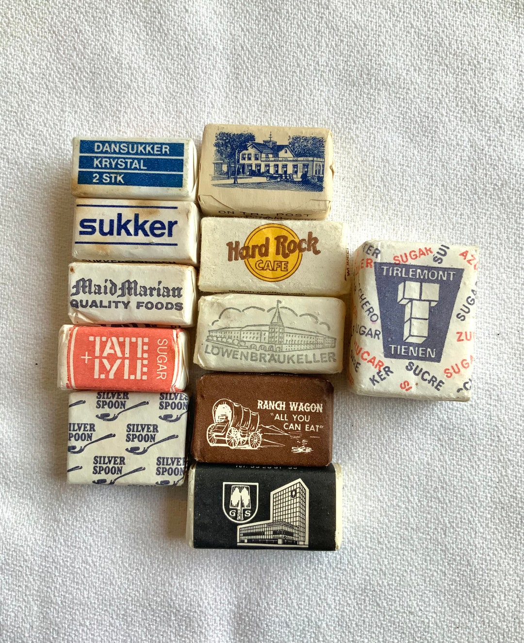 Vintage Sugar Cubes Mixed Sucrology Advertisement Ephemera America ...