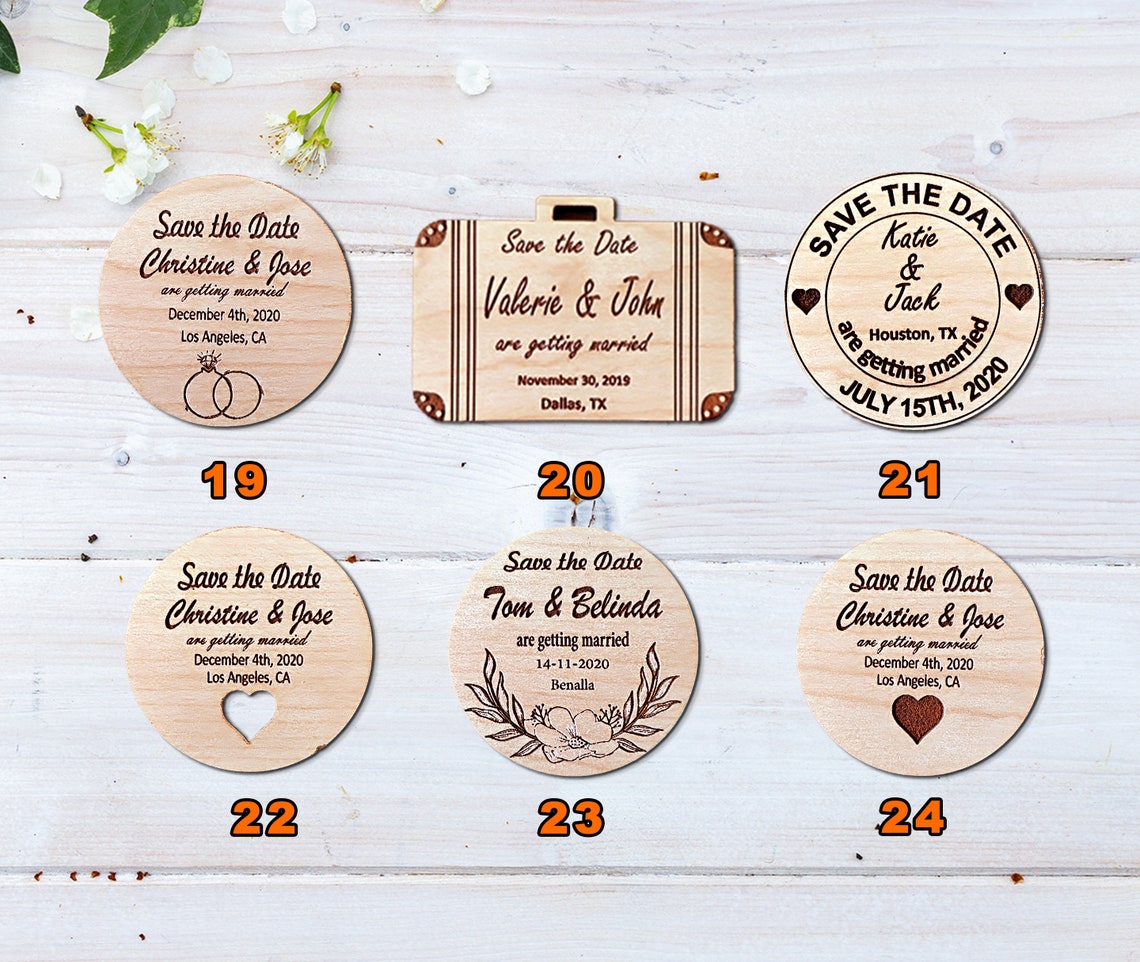 Save the Date Magnet Dates Magnets - Etsy