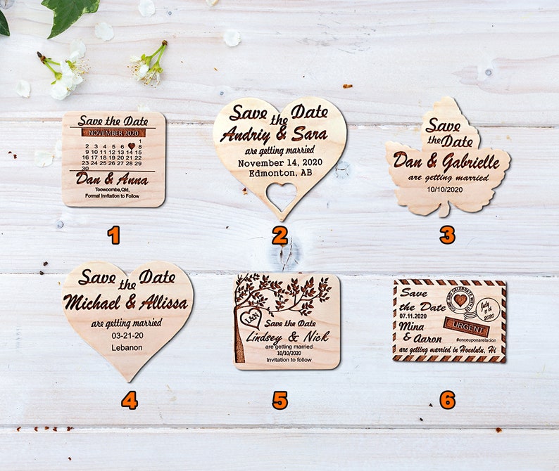 Save the Date Magnet Dates Magnets - Etsy