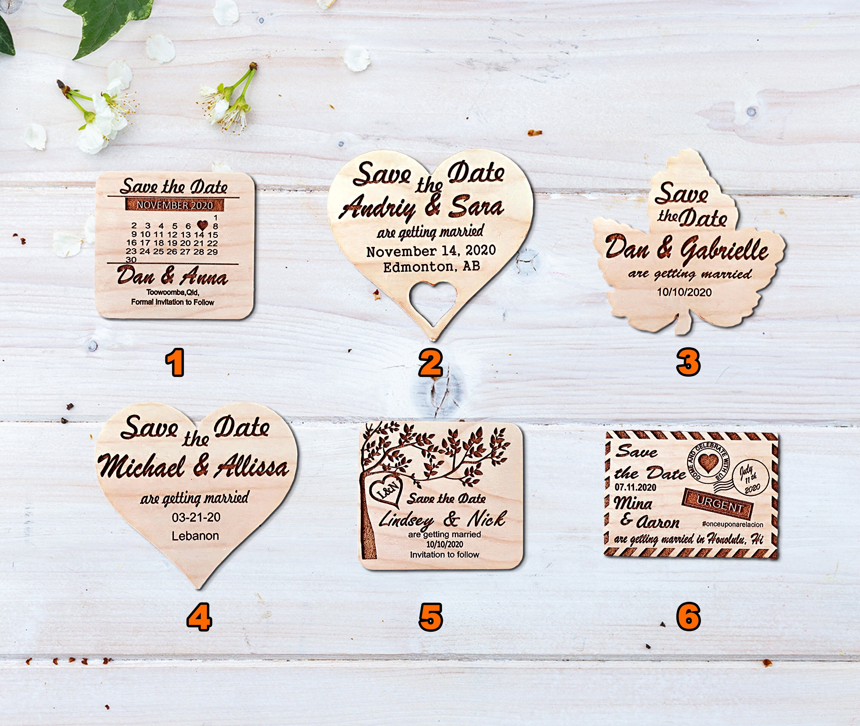 Save the Date Magnet Dates Magnets - Etsy