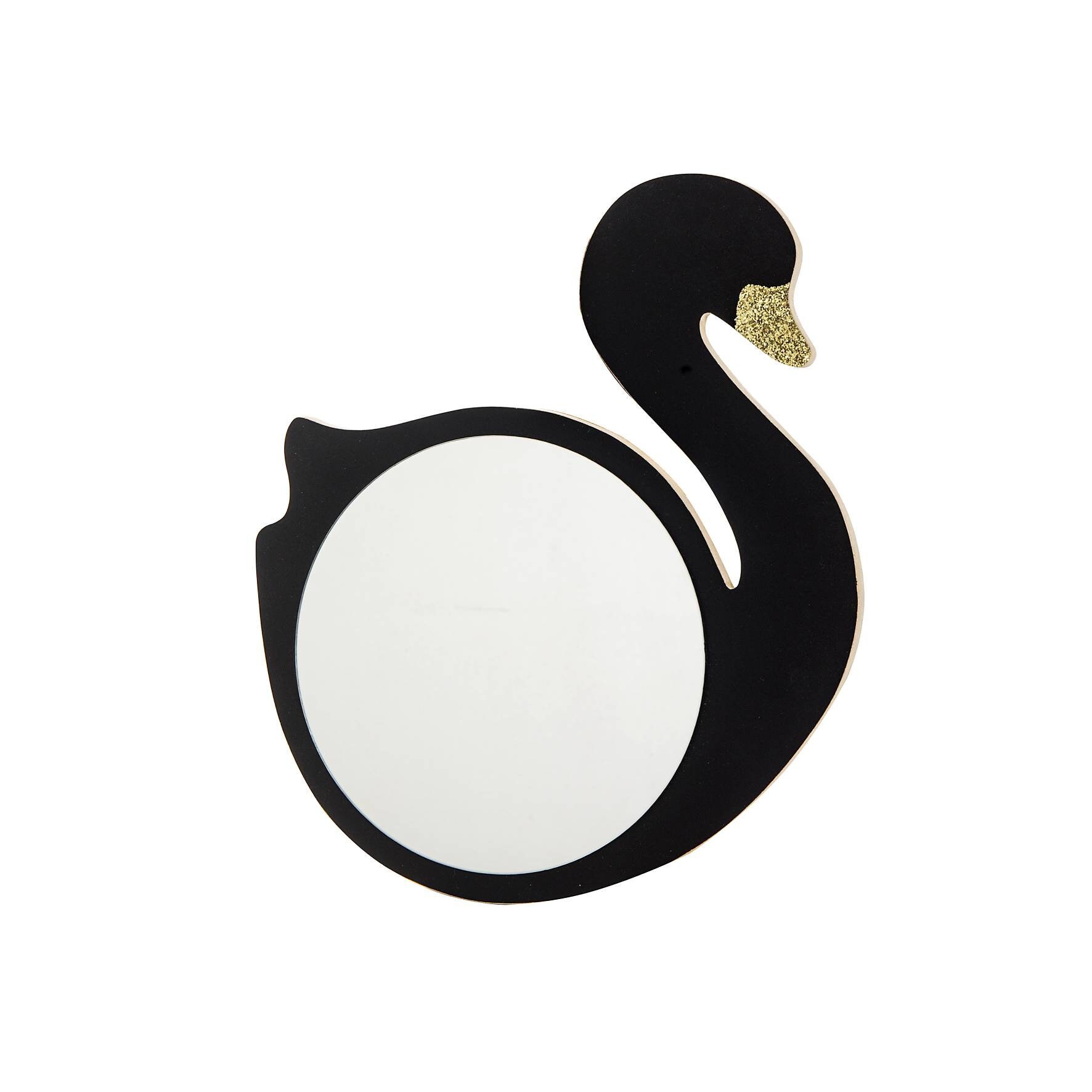 Mirror Gold and Black Swan / Log Cabin - Etsy