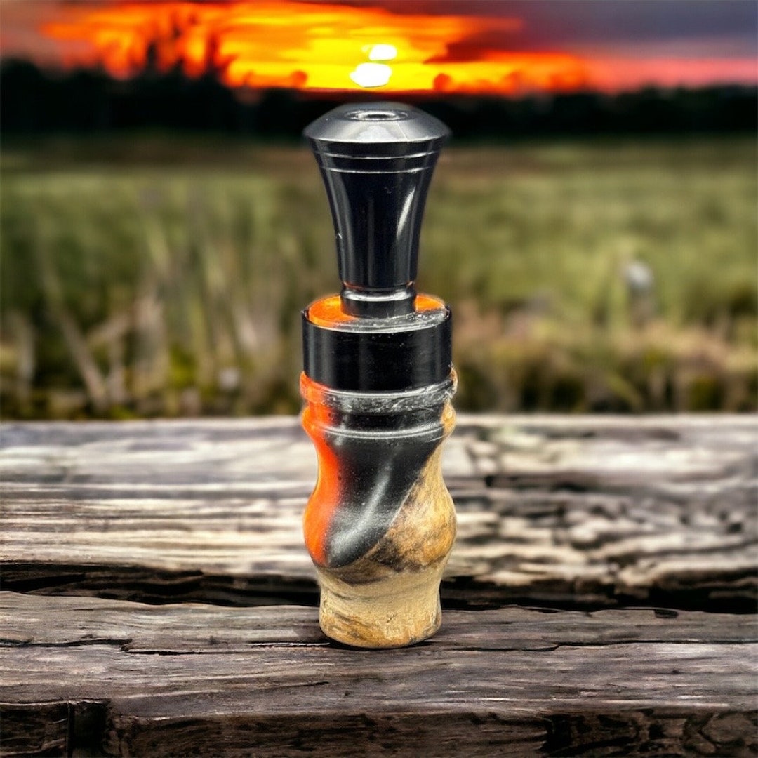 Custom Duck Call Claro Walnut With Acrylic - Etsy