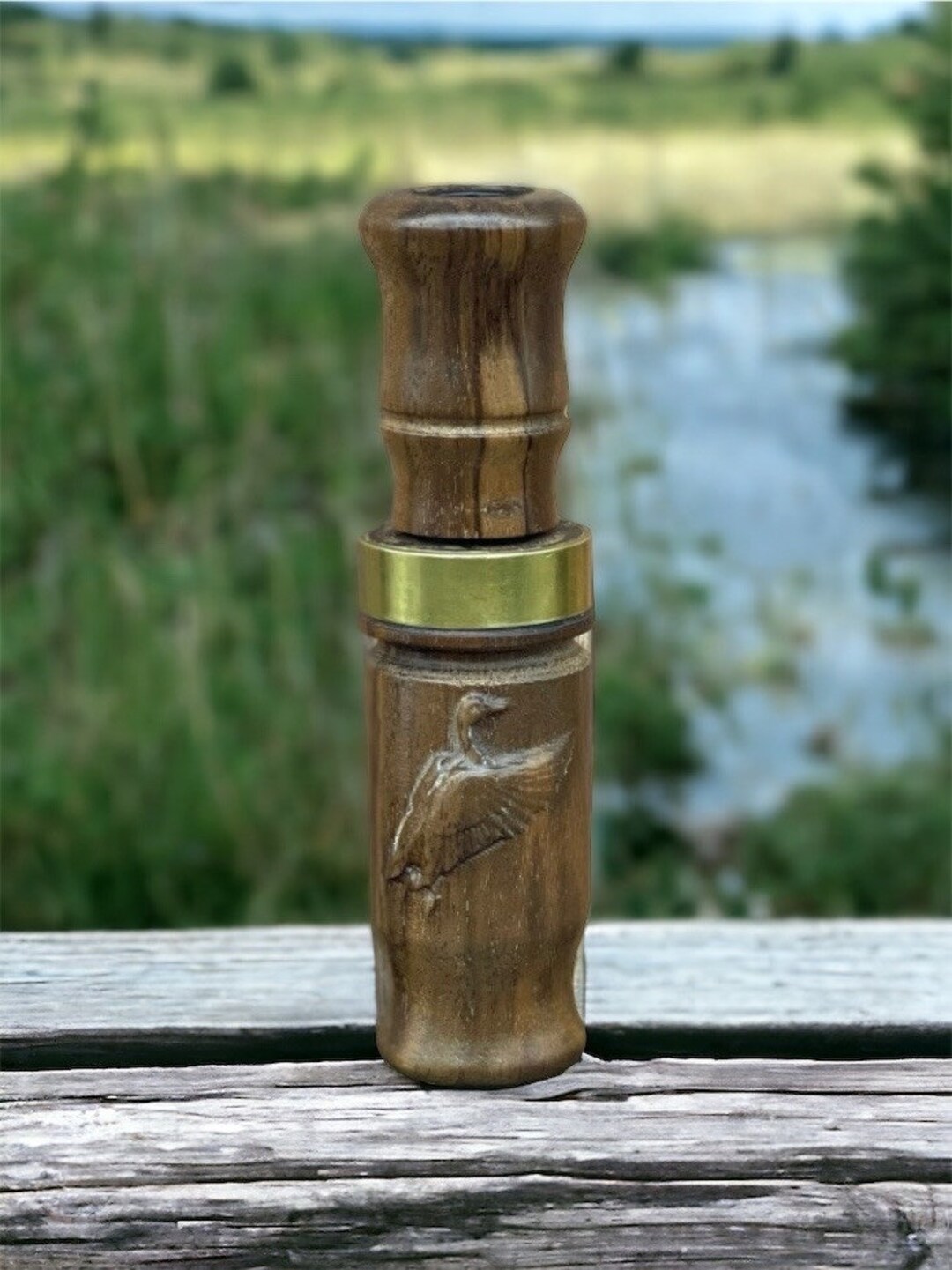 Custom Duck Call engraved walnut - Etsy.de