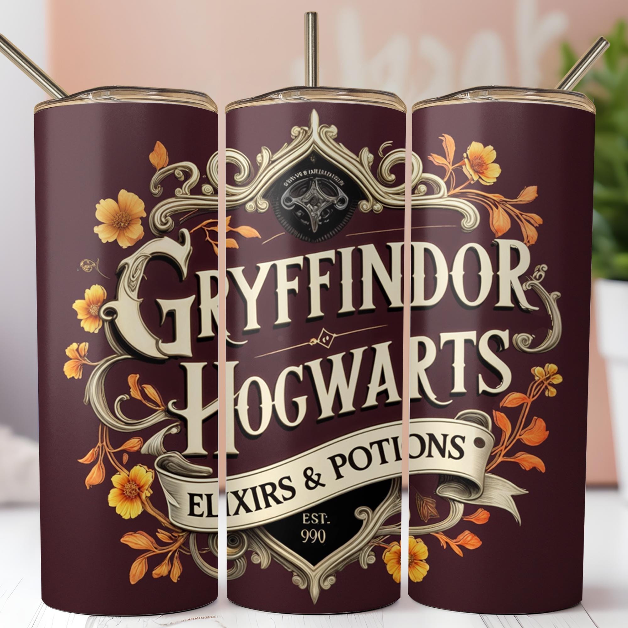 Magic Wizard School Tumbler Wrap | 20 Oz Wrap Sublimation PNG Design ...
